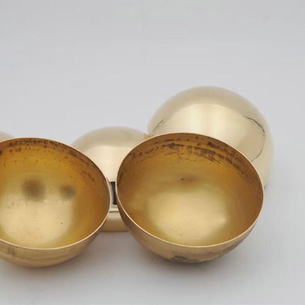 Copper Hemisphere - metal sphere world